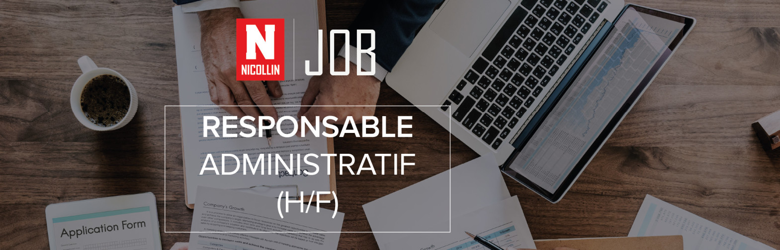 Emploi Groupe Nicollin - Responsable administratif H/F CDI