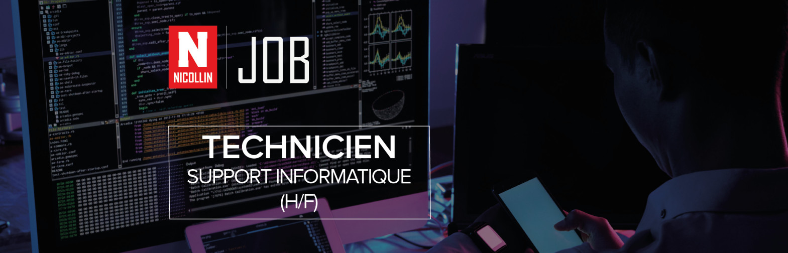Emploi Groupe Nicollin - Technicien support informatique H/F Contrat d ...
